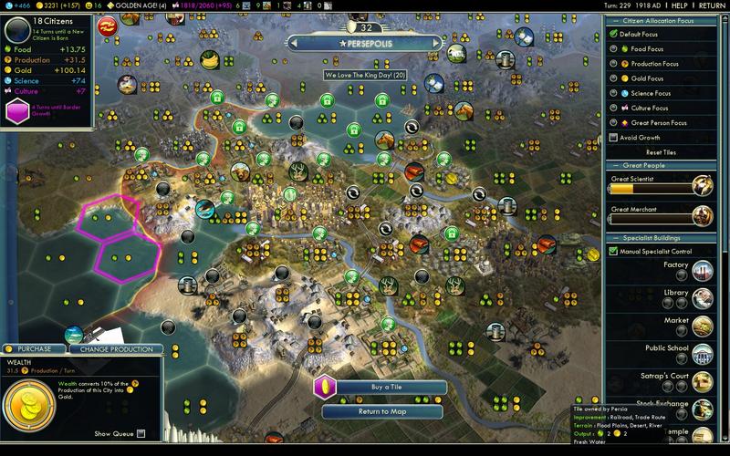 Persian Permanent Golden Age - Apolyton Civilization Site